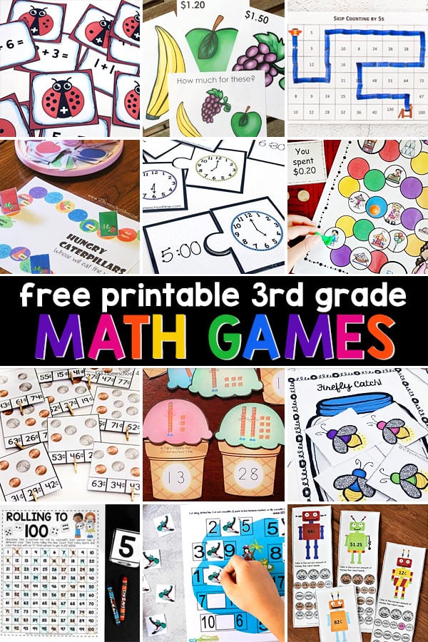 250+ FREE Printable Fun Math Activities for Kids