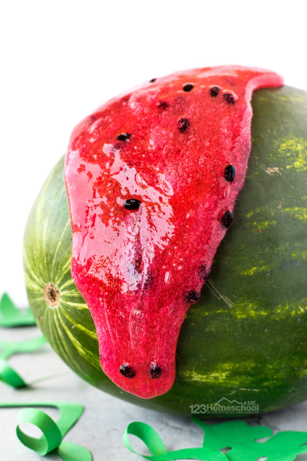 🍉 Watermelon Slime Activity for Kids