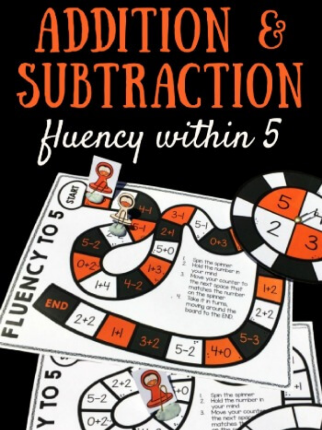 Fluency within 5 Addition and Subtraction Games - 123 Homeschool 4 Me