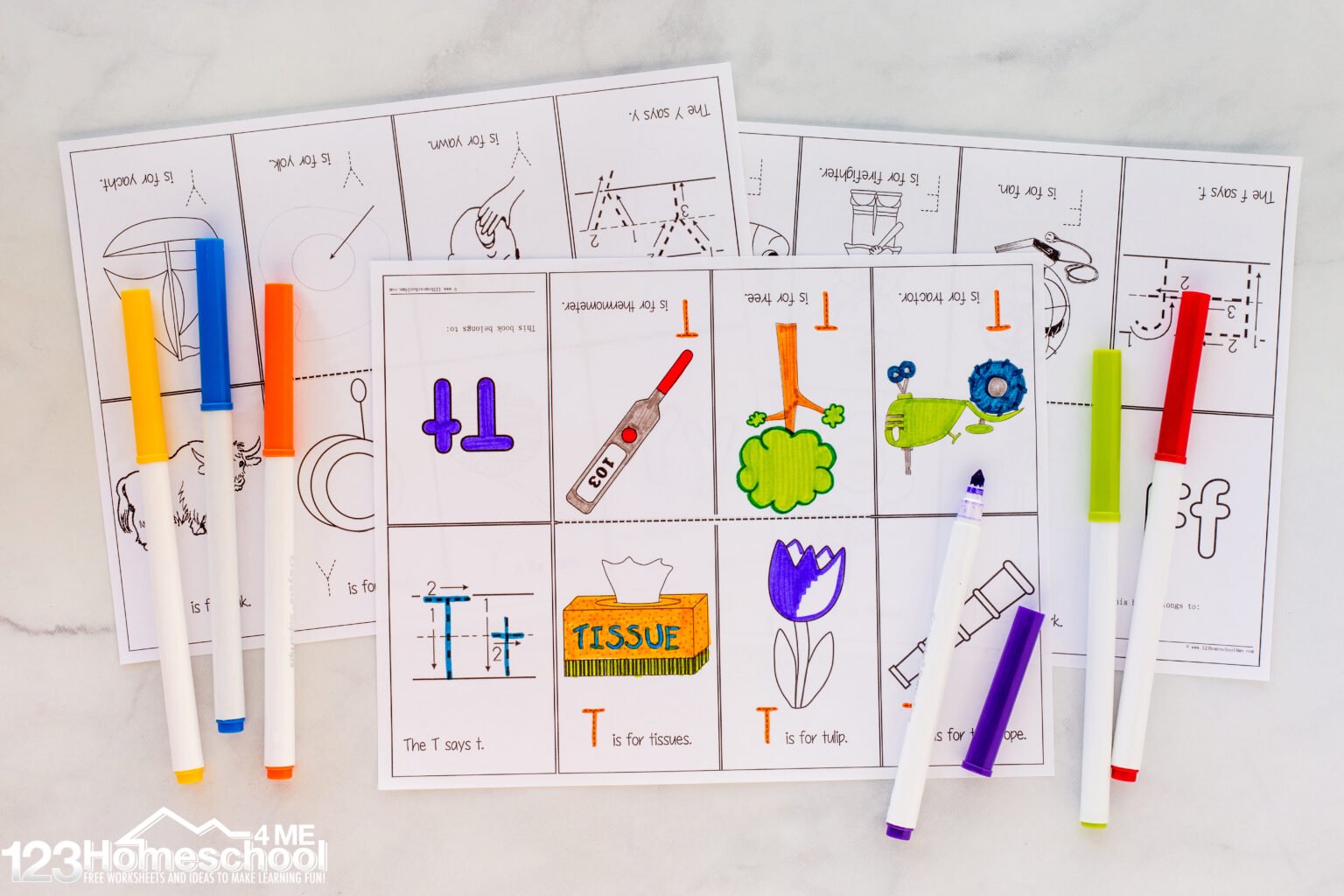 Printable ABC Alphabet Books with Pictures pdf FREE download