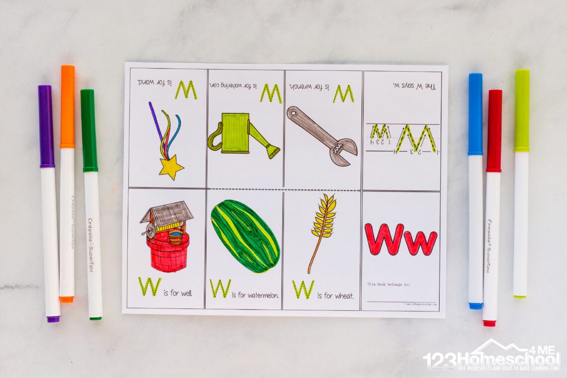 Printable ABC Alphabet Books with Pictures pdf FREE download