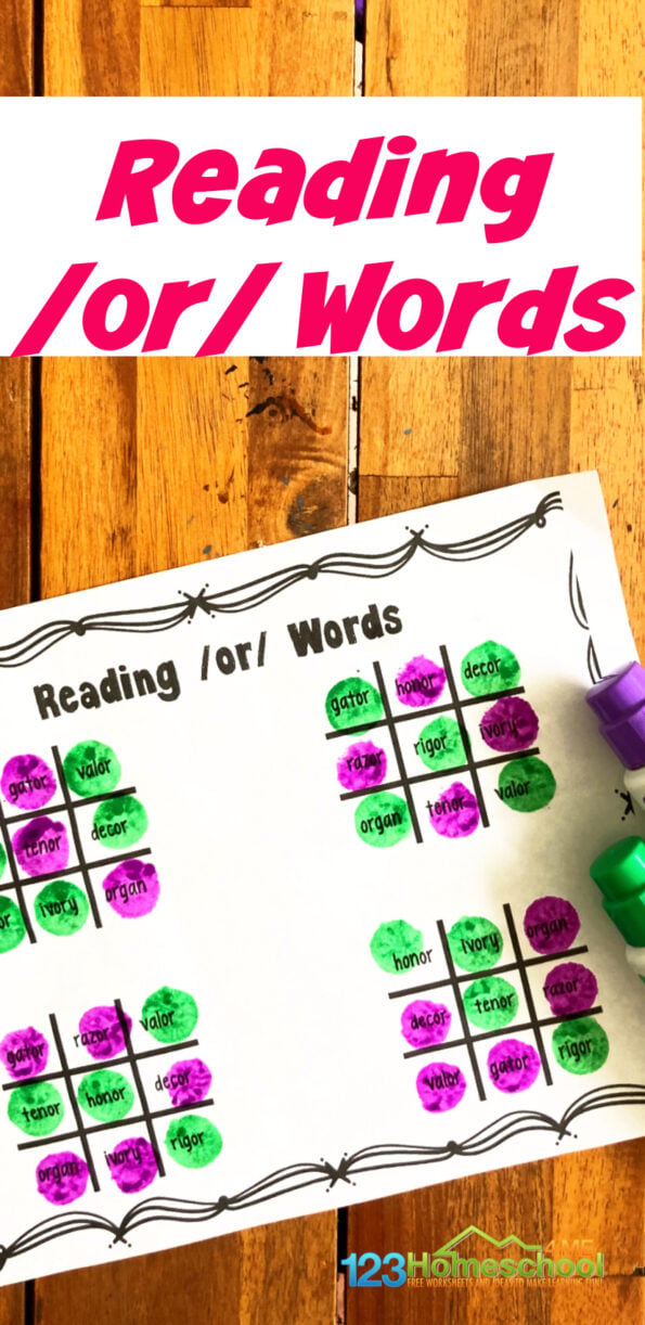 Cut and Paste Bossy r Controlled Vowel Worksheet Activity