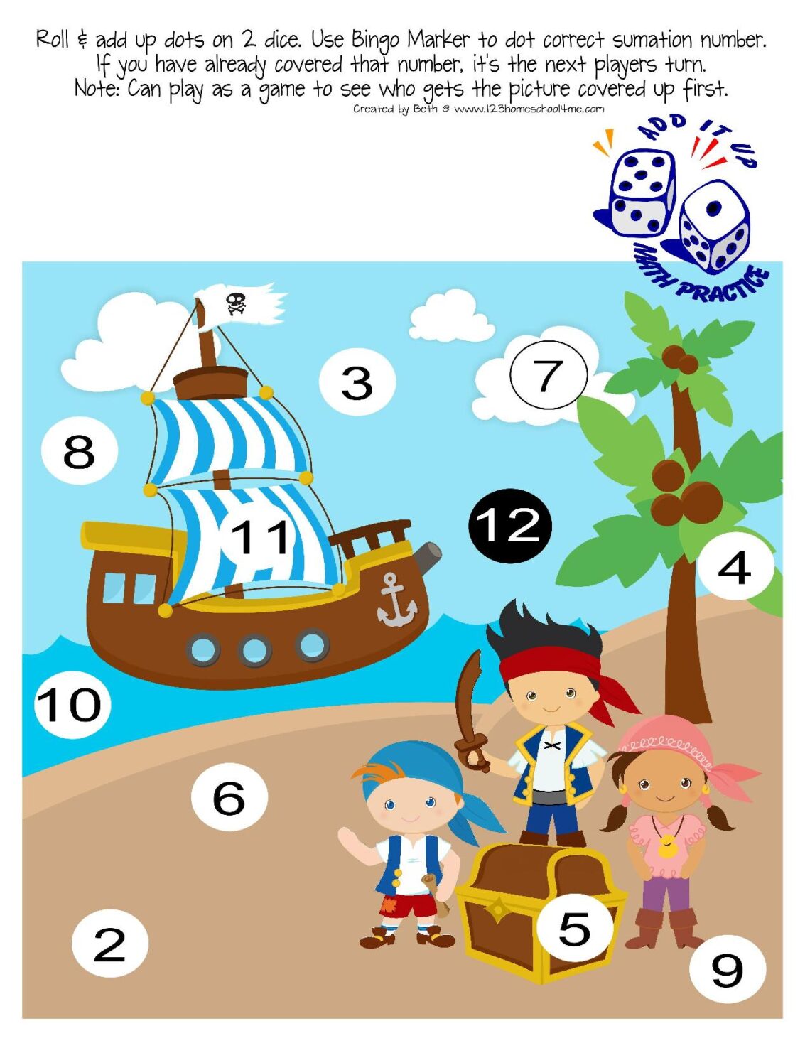 FREE Printable Jake and the Neverland Pirates Worksheets