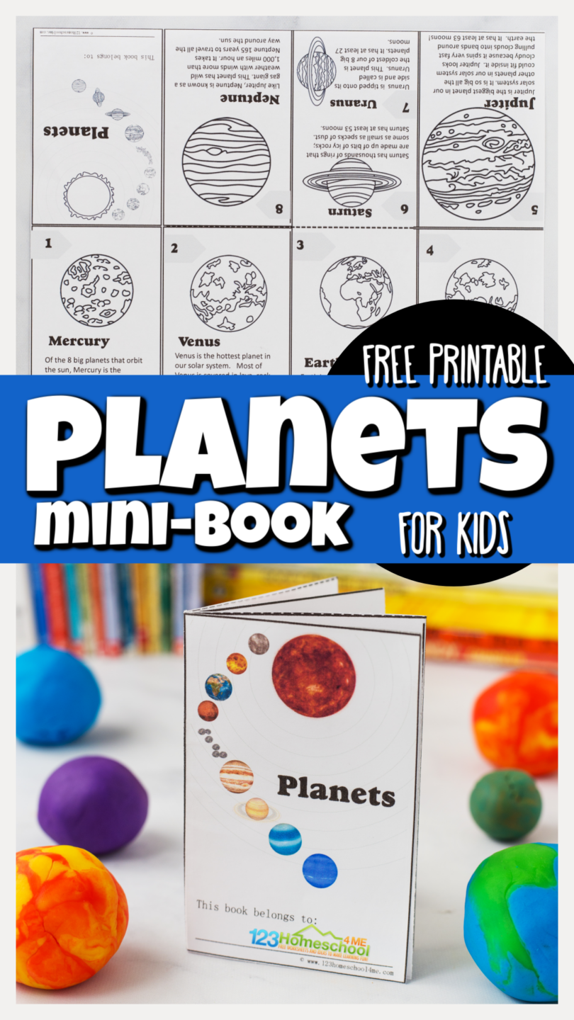 🪐 FREE Solar System Printable Worksheets for Pre-k / K / 1st