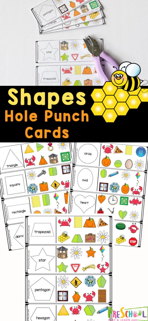 50 FREE Shapes Printables for Kids Worksheets, Activities & Games