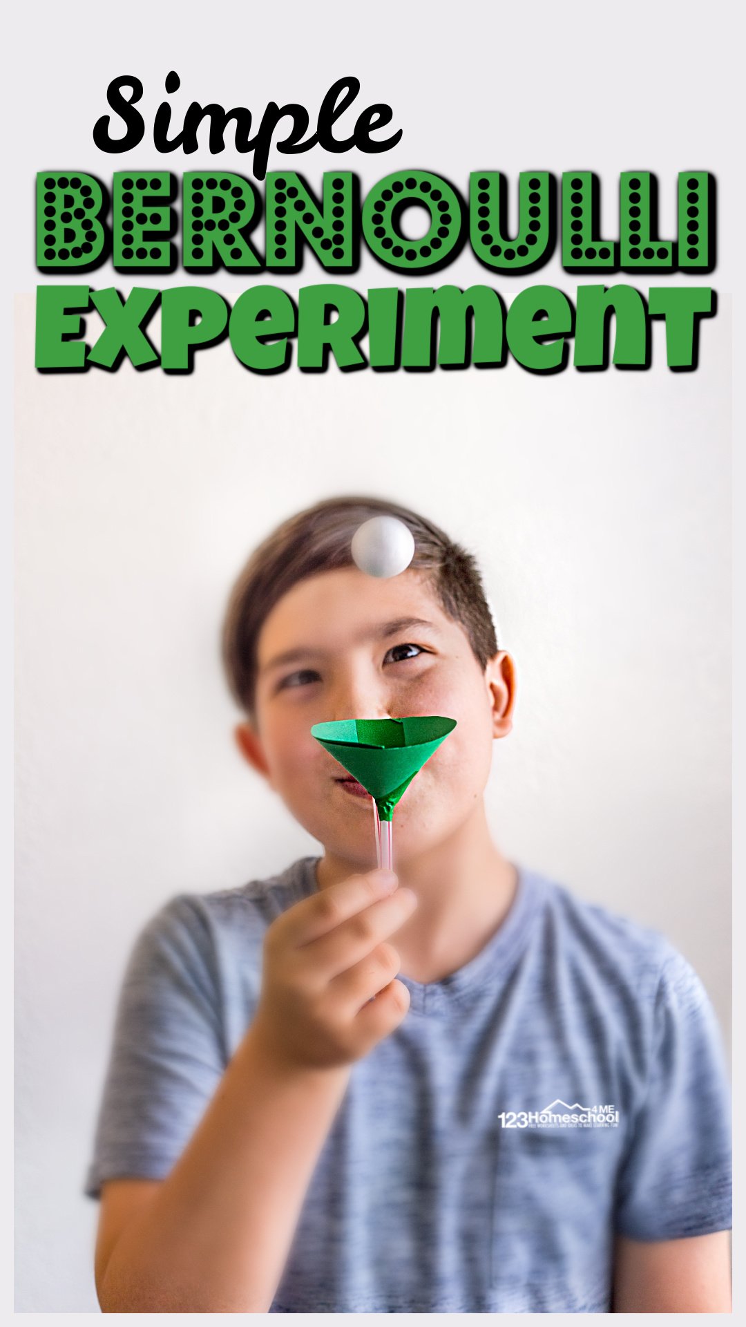 ️ SIMPLE Bernoulli Principle Experiment for Kids
