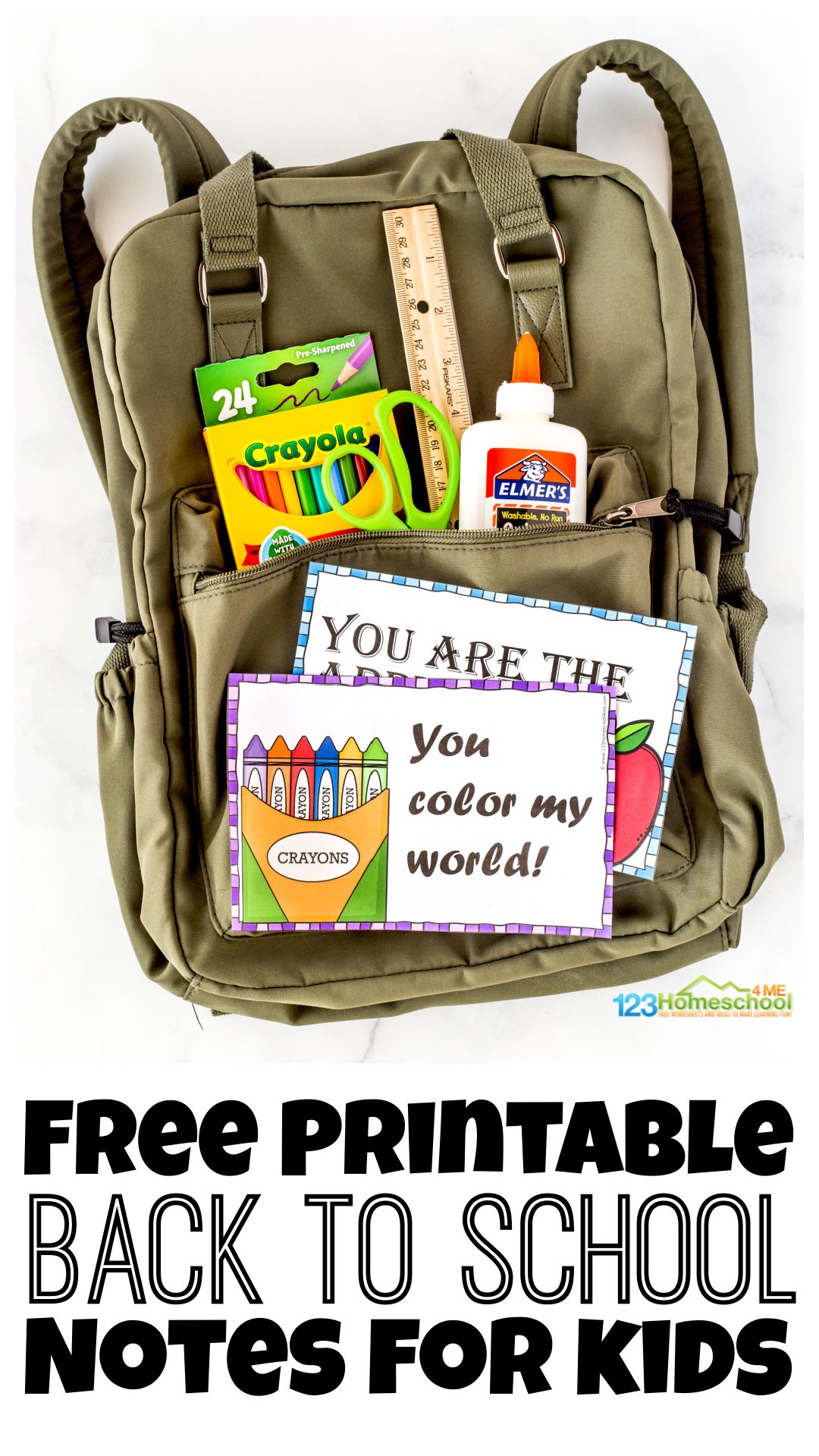 📝 First Day Back to School Notes (free printables!)