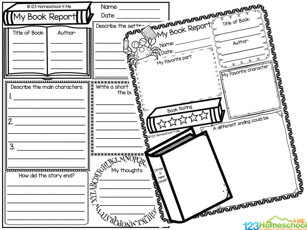 FREE Printable 3rd Grade Book Report Template For Report FREE Printable 3rd Grade Book Report Template For Report