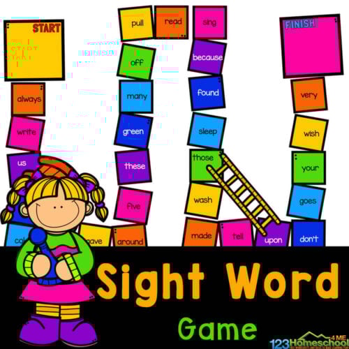 Free Printable 2nd Grade Sight Words Game – Open Edutalk