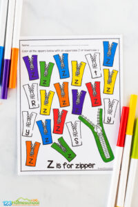 FREE Printable A-Z Letter Find Alphabet Letter Recognition Worksheets