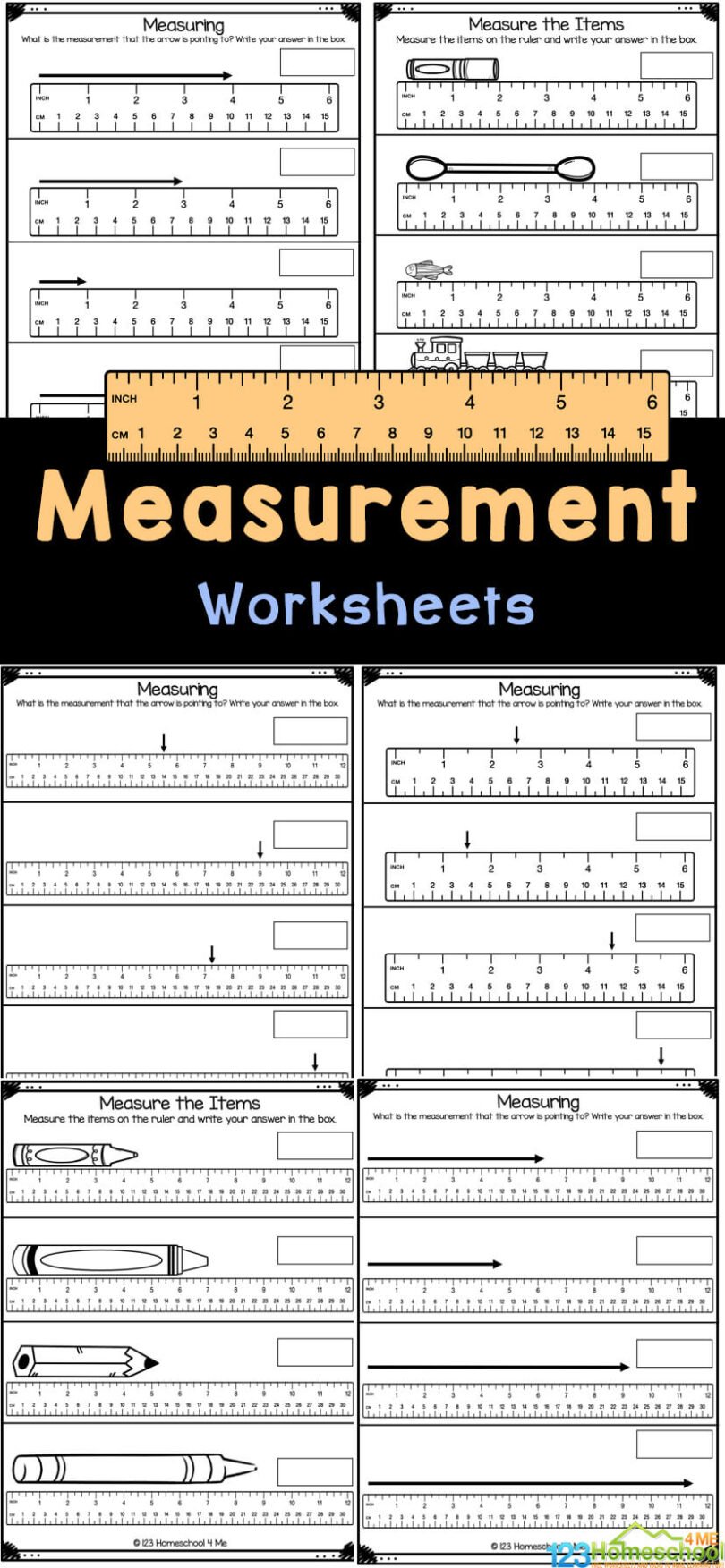 FREE Printable Non-Standard Measurement Activities