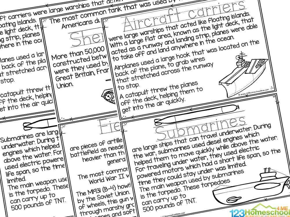 World War 2 for Kids Reader to Color and Learn