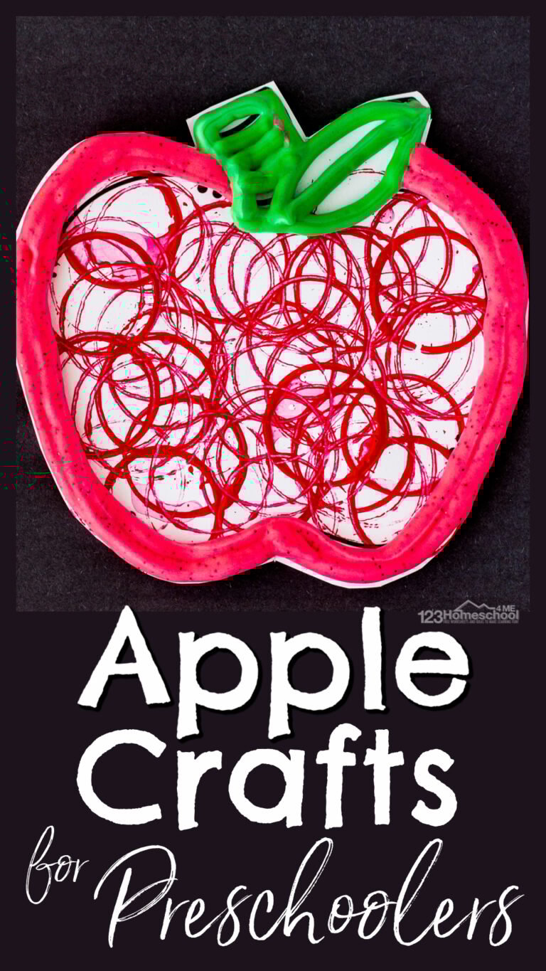 🍎 Stunning, Easy Apple Craft for Preschoolers and Kids