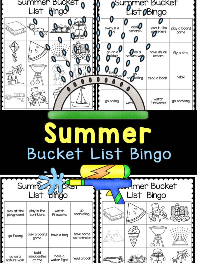 Summer Bucket List Bingo - 123 Homeschool 4 Me