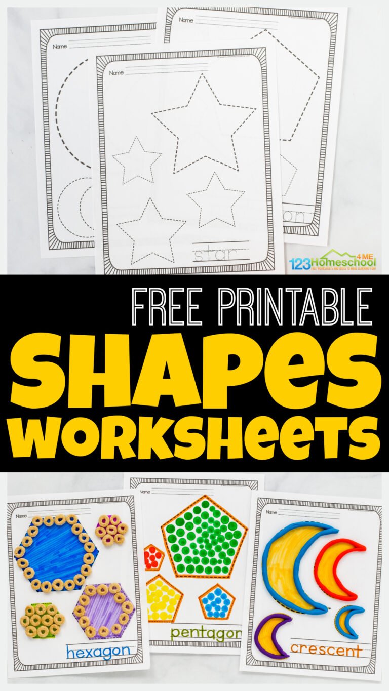 🟡 Shape Pattern Block Pictures Math Activity - FREE Printable Templates!
