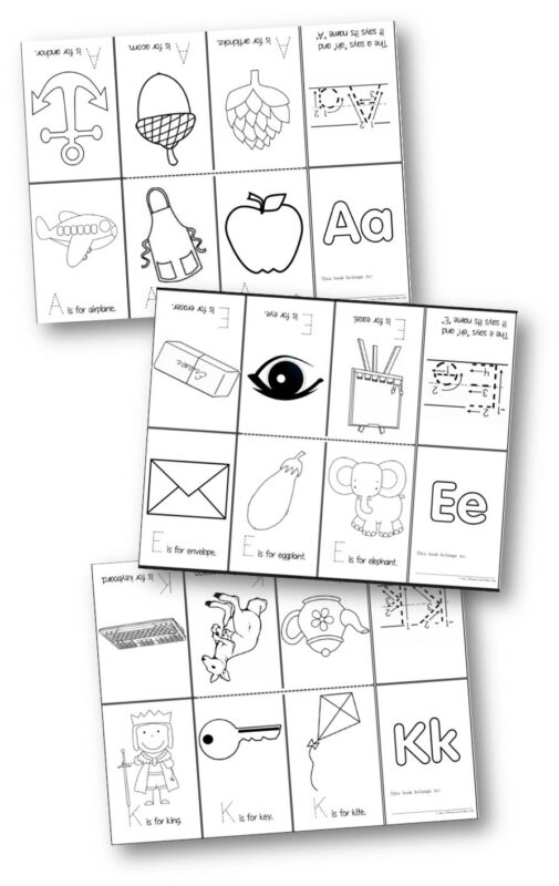 Alphabet Mini Book Printable Alphabet Mini Book | Шаблоны,