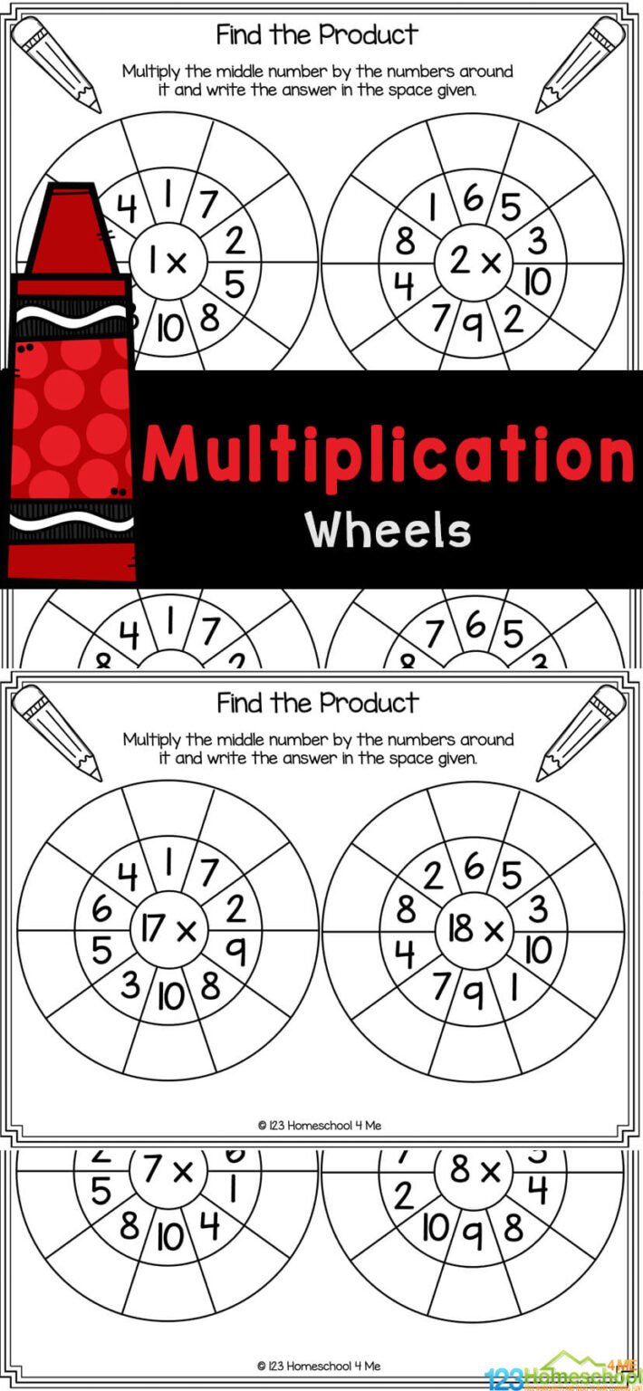 Free Multiplication Board Games - 6, 7, 8, 9 Times Table