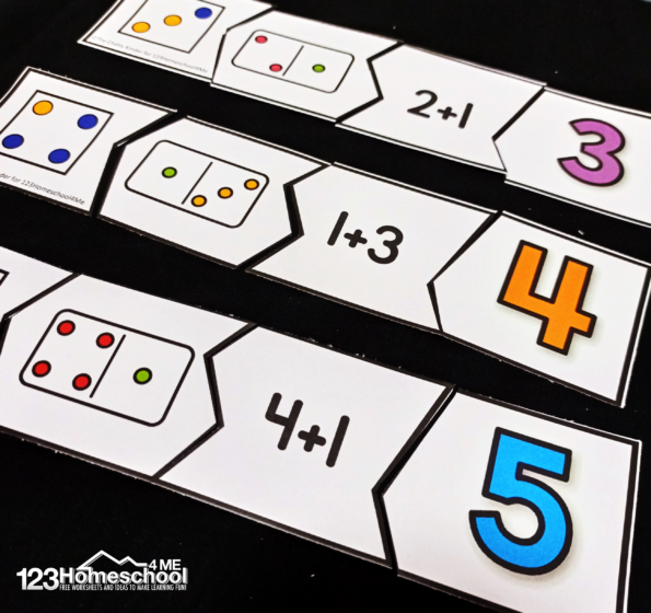 FREE Subitizing Math and Addition Puzzle Activities – Best Pixel Design