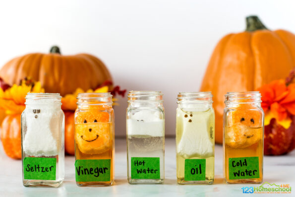 🎃 Dissolving Halloween Candy Science Experiments