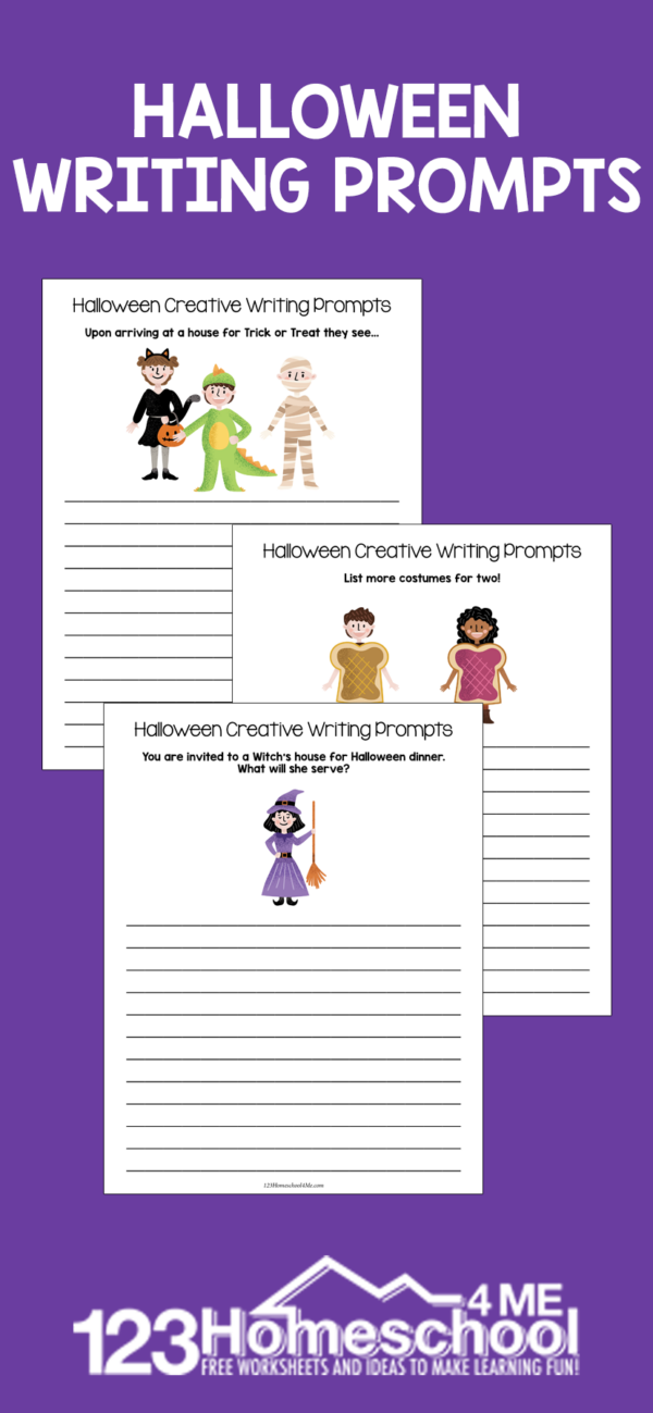 👻 FREE Printable Halloween Writing Prompts