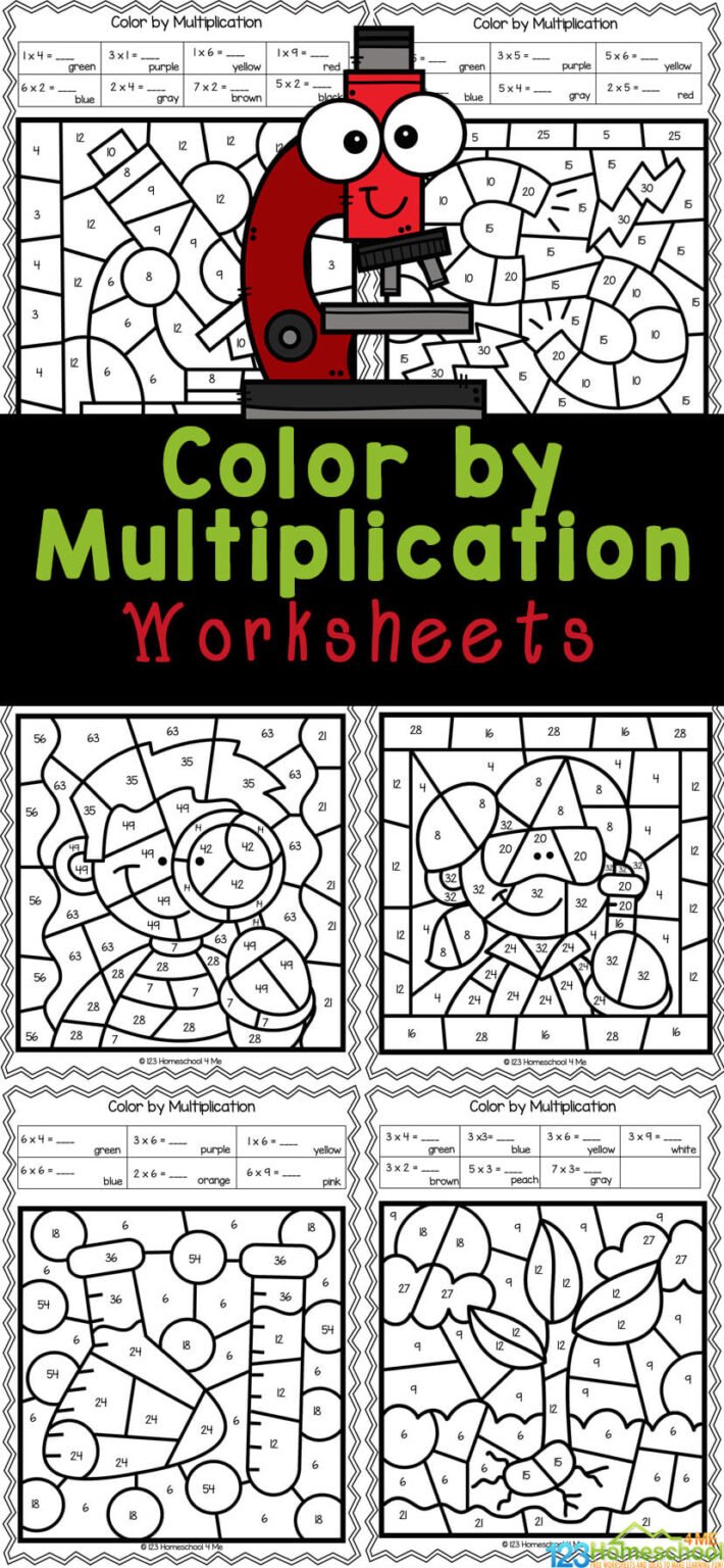 FREE Printable Interactive Multiplication Mats for Teaching Kids to ...
