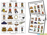 🏴‍☠️ FREE Printable Pirate Parts of Speech Bingo Game