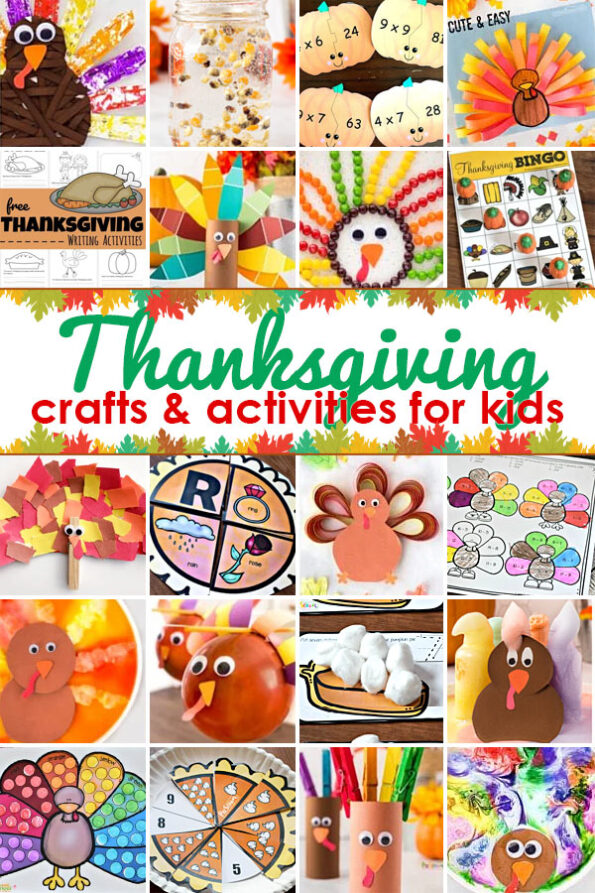 🦃 100+ Turkey Thanksgiving Crafts, Activities, Science, & Worksheets ...