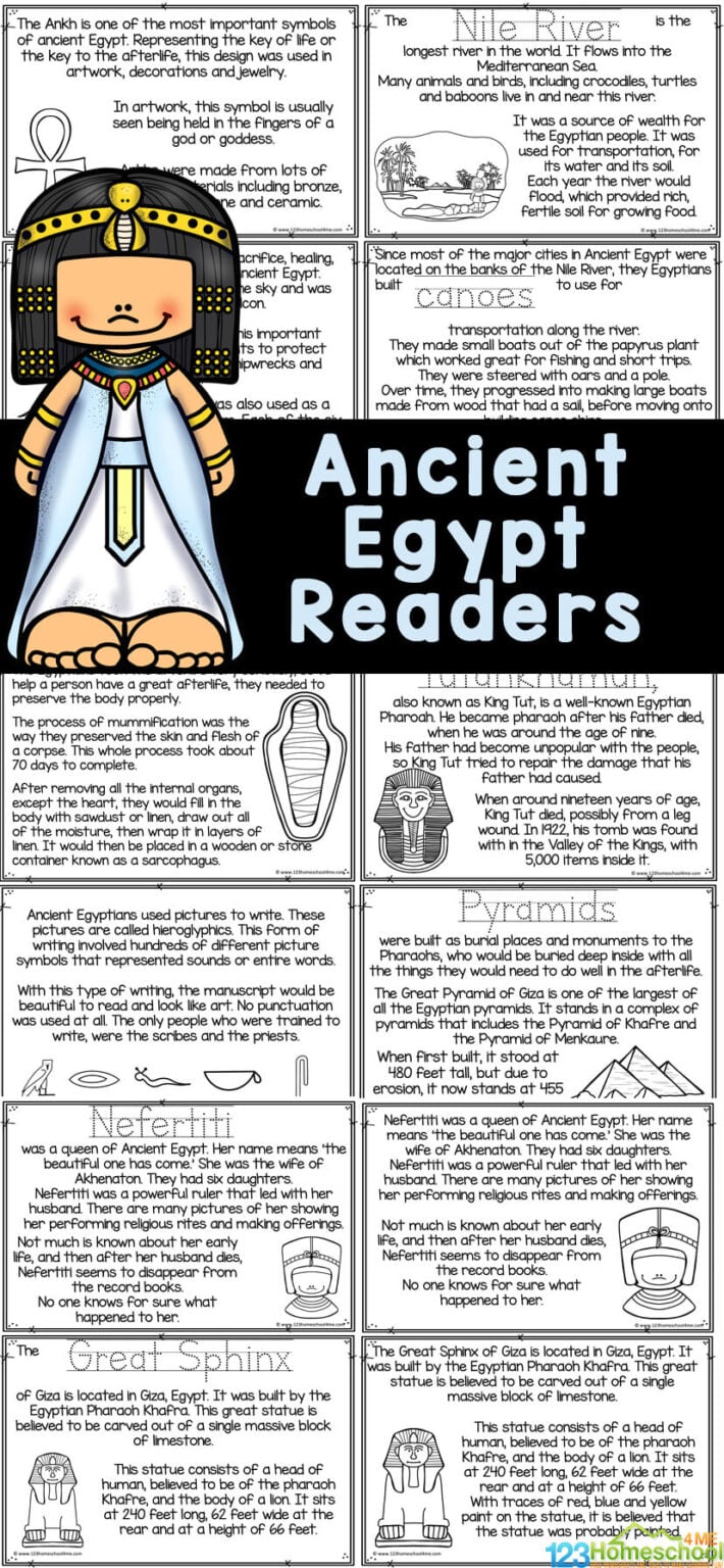 FREE Ancient Egypt Printable Reader for Kids