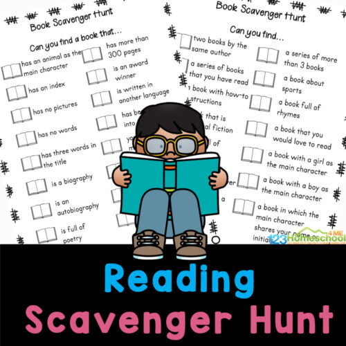 📚 FREE Printable Reading Scavenger Hunt Library Activities for Kids