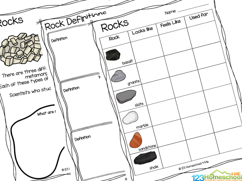 FREE Types Of Rocks Worksheets inlcudes Rock Life Cycle Diagram free-types-of-rocks-worksheets-inlcudes-rock-life-cycle-diagram