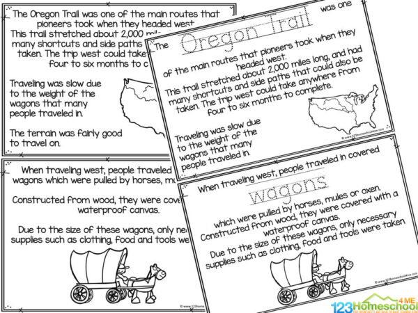 FREE Westward Expansion for Kids Printable Reader