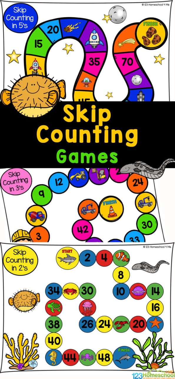 FREE Skip Counting Visual Anchor Chart for Kids