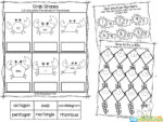 🦀 FREE Summer Crab Math Worksheets for Preschool and Kindergarten