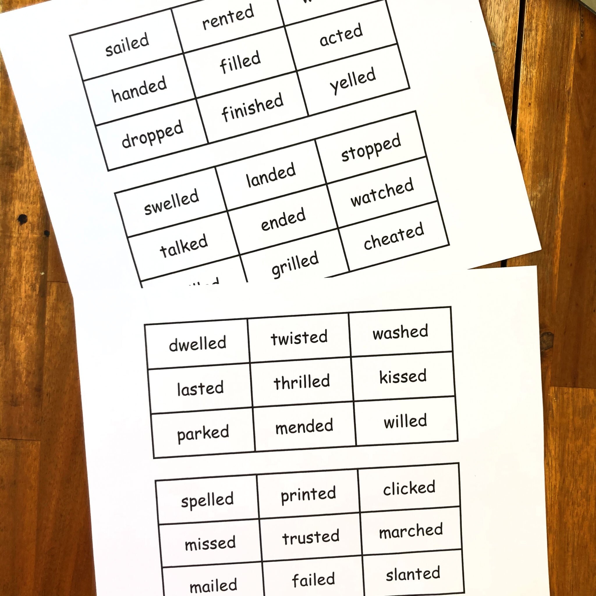 FREE Printable Three Sounds of Ed Worksheets