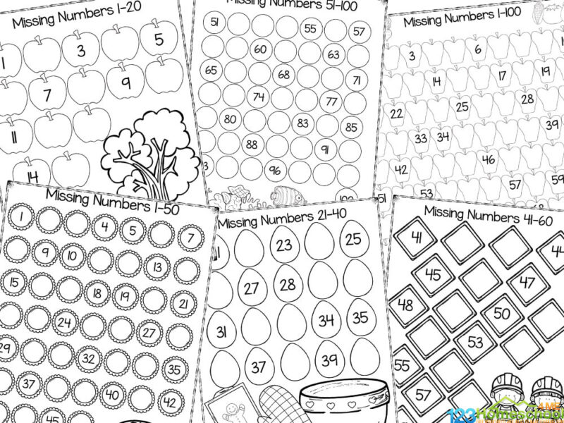 Missing Numbers 1 30 Three Worksheets Free Printable Worksheets Missing Numbers 1 30 Three Worksheets Free Printable Worksheets
