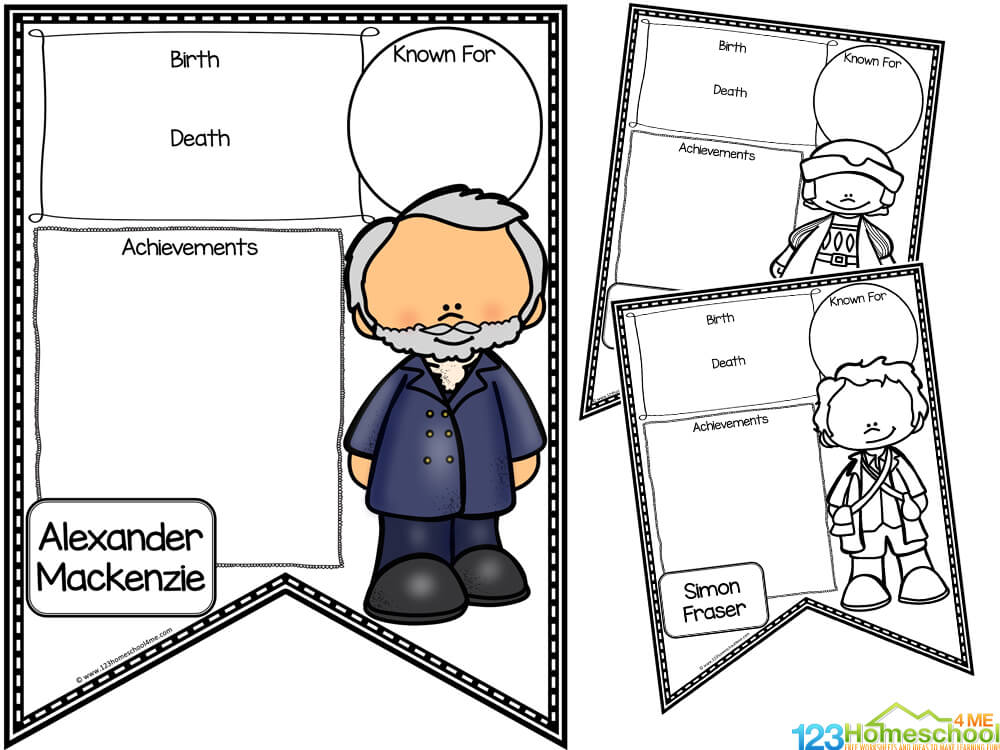 FREE Printable Famous Early Explorers Pennant Posters