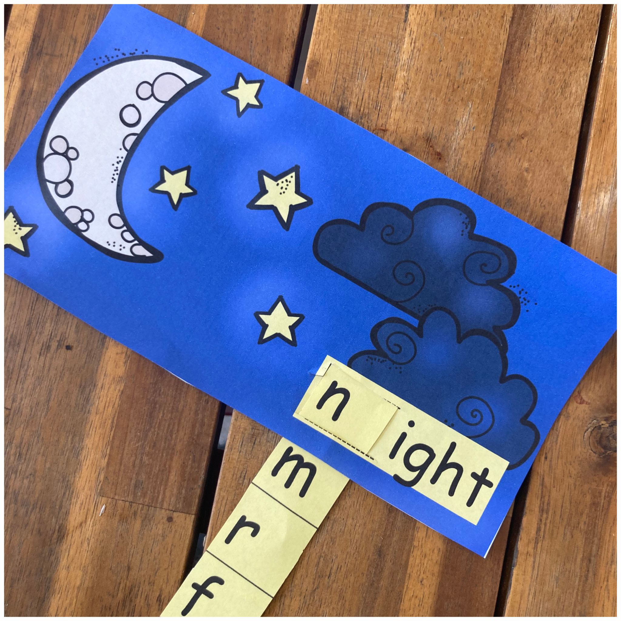 FREE Printable igh Sound Words Phonics Activity