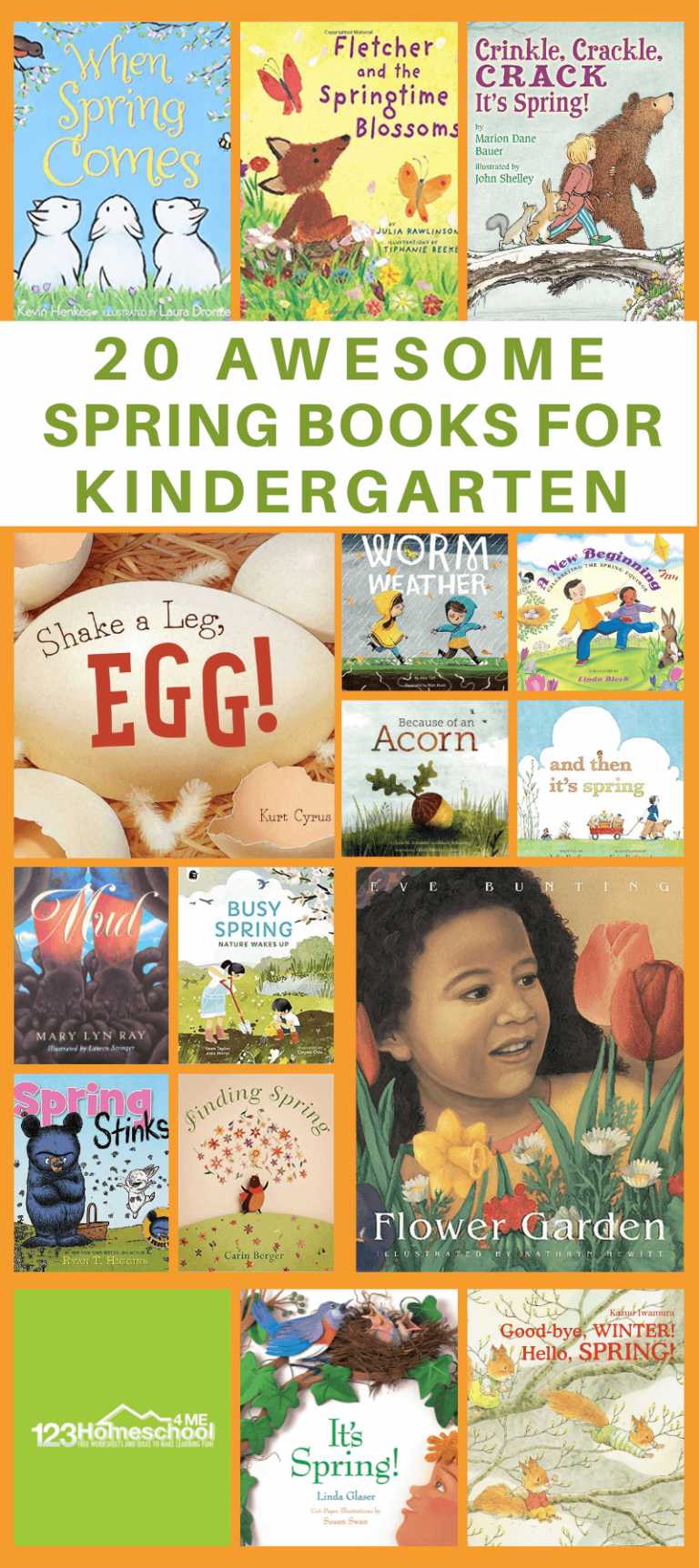 20 Awesome Spring Books For Kindergarten