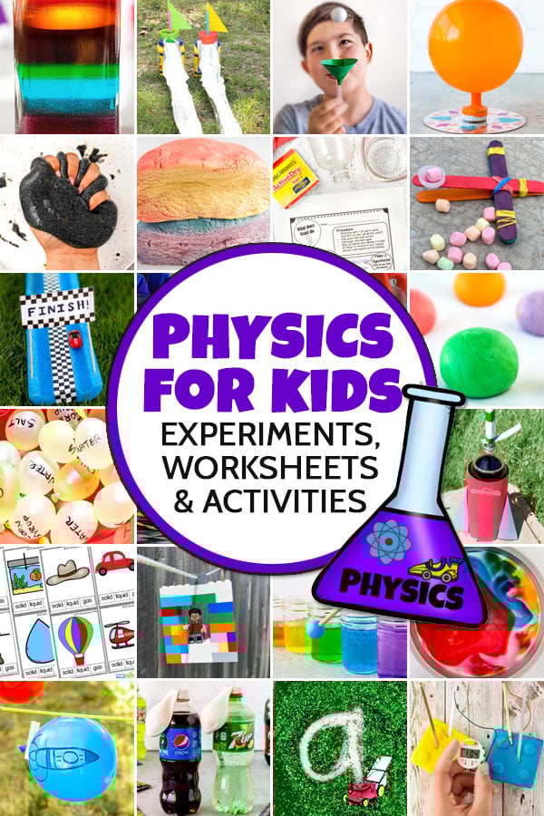 Physics Science for Kids - Experiments, Worksheets & Activities