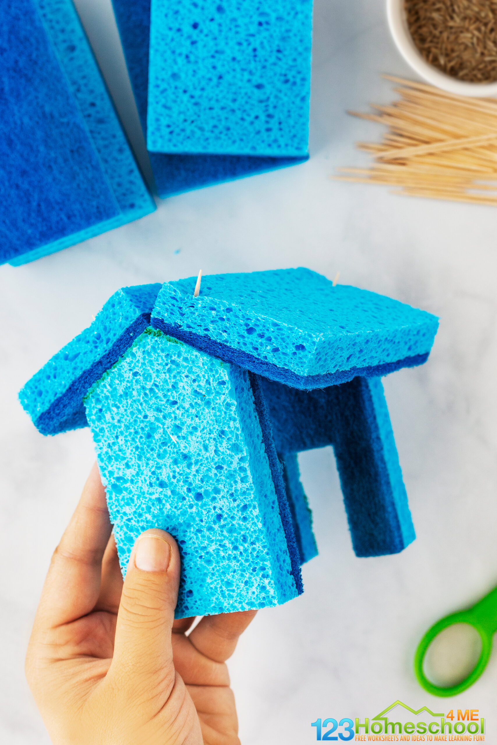EASY Grass House - Plant Activity for Kids