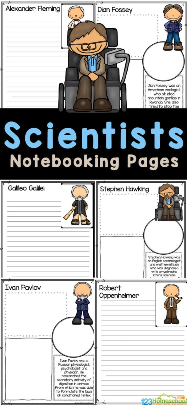 🧪 FREE Famous Scientists Names and their Inventions Reader for kids