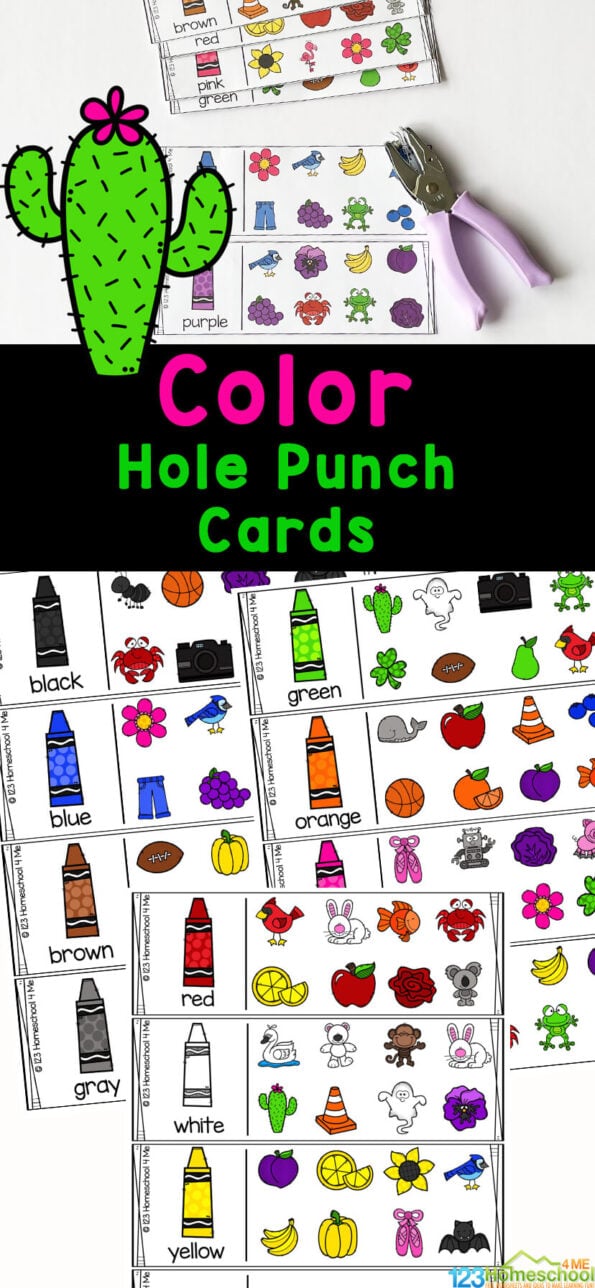 FREE Printable Color Worksheets for Kids