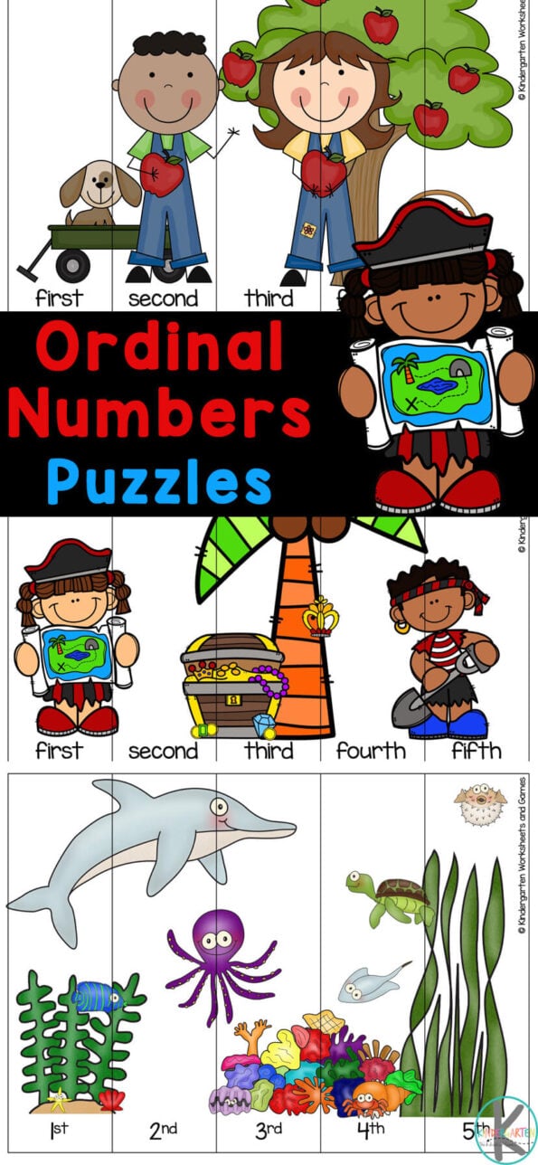 FREE Printable Ordinal Numbers 1-20 Worksheets For Grade 1