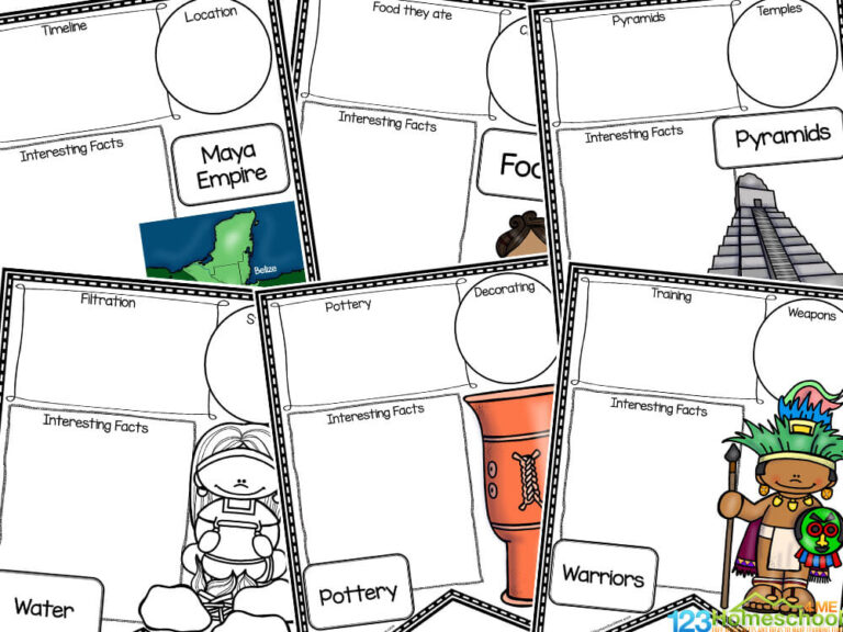 Who Were the Mayans - Free Printable Activity for Kids