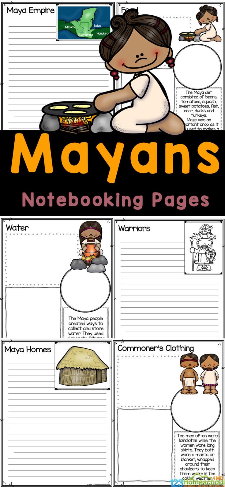 Who Were the Mayans - Free Printable Activity for Kids