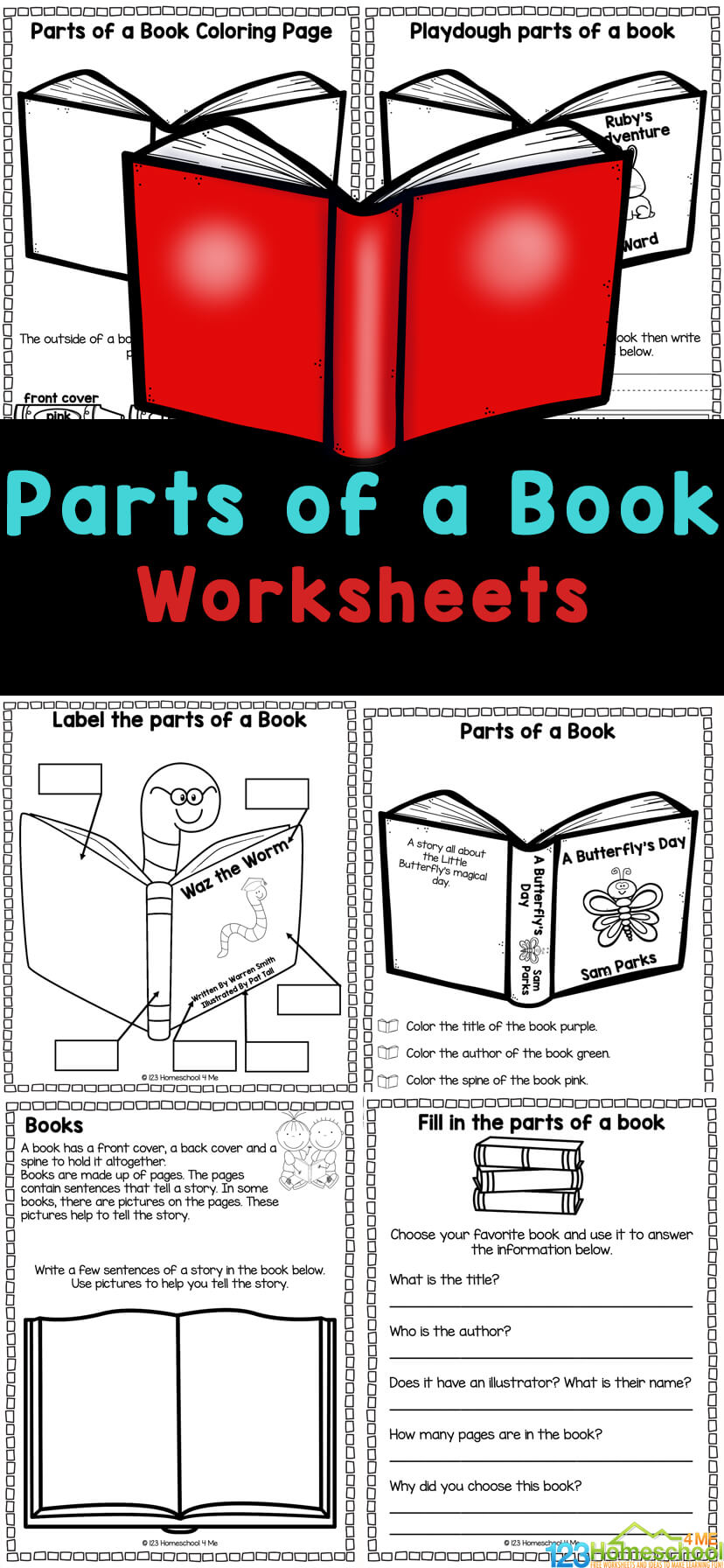 FREE Printable Book Report Worksheets and Template Form