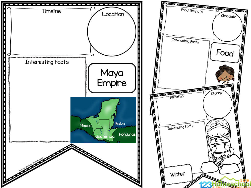 Who Were the Mayans - Free Printable Activity for Kids