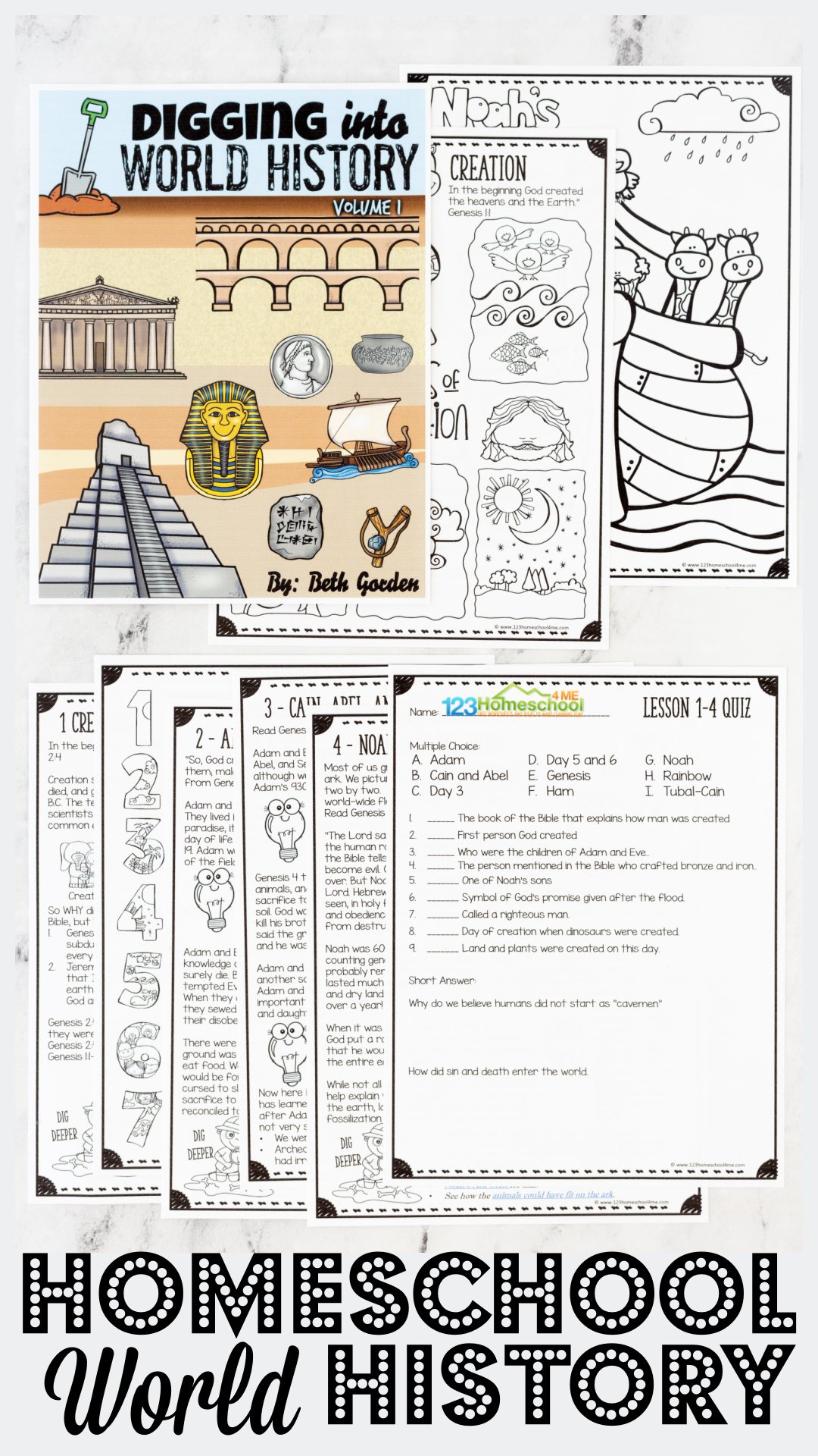 FUN Homeschool World History Curriculum for the Whole Family!