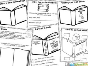 FREE Printable Parts of a Book Worksheets