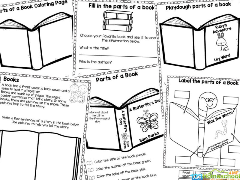 30 Parts Of A Book Coloring Page ManahilDoune 30 Parts Of A Book Coloring Page ManahilDoune